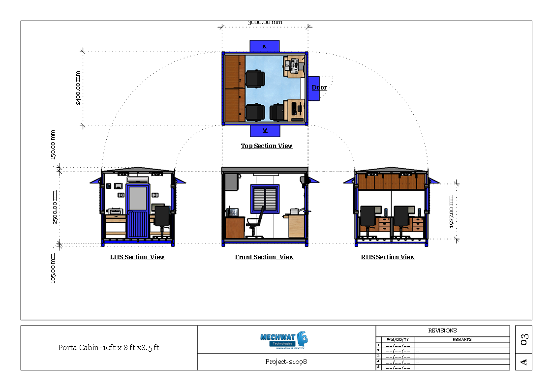 Prefab Container Office-601 - Mechwat
